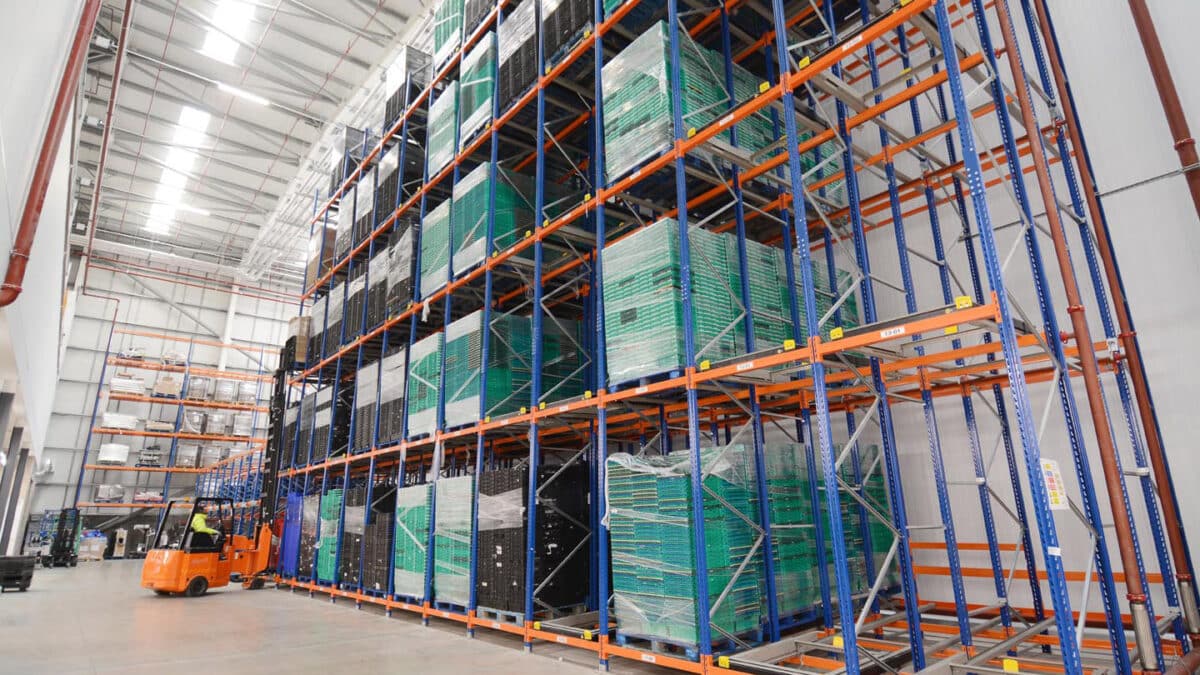 Push Back Pallet Racking Solutions | Teepee Materials Handling